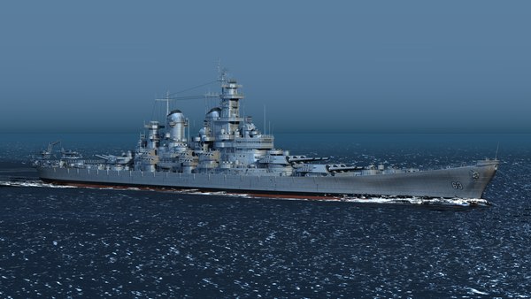 3D USS Missouri - BB63 model - TurboSquid 1844607