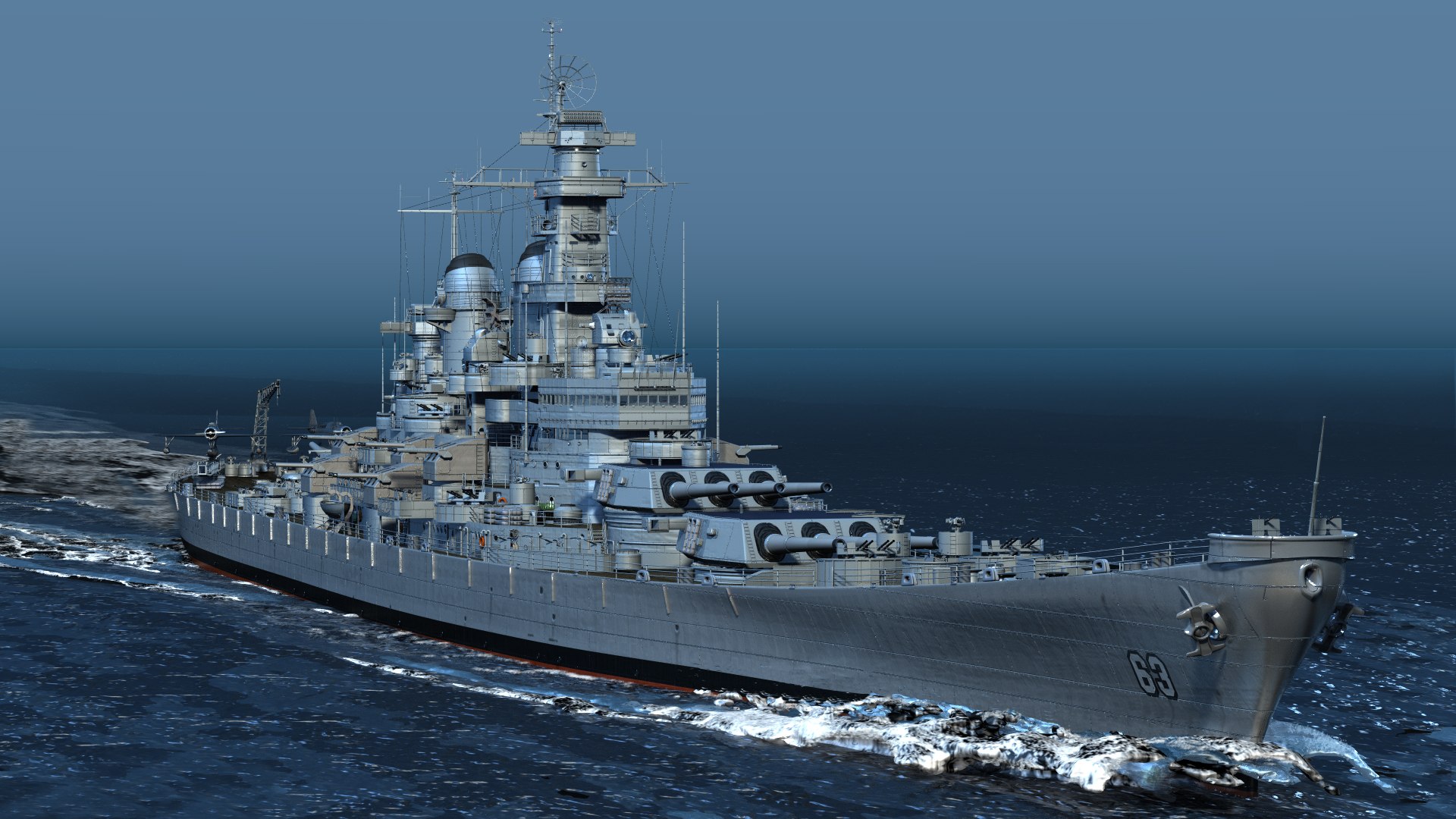3D USS Missouri - BB63 Model - TurboSquid 1844607