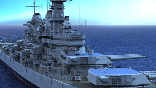 3D USS Missouri - BB63 model - TurboSquid 1844607