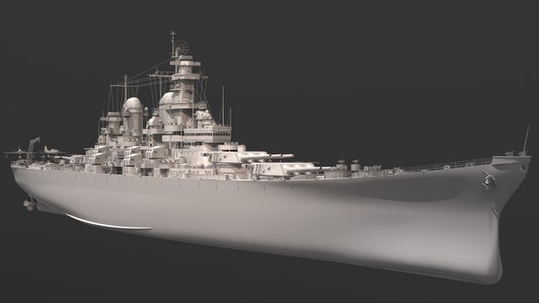 3D USS Missouri - BB63 model - TurboSquid 1844607