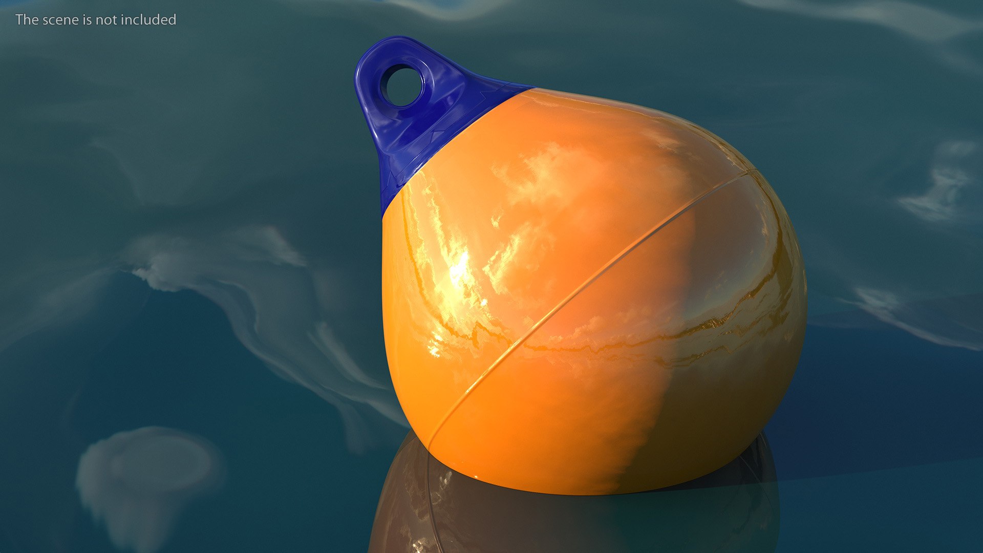 3D A4 All Purpose Buoy Orange - TurboSquid 2090368