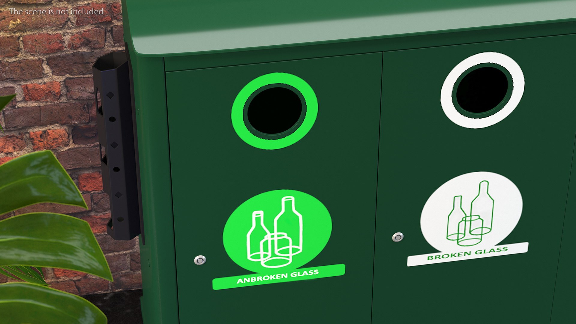 3D Public Space Recycling Station - TurboSquid 1821598