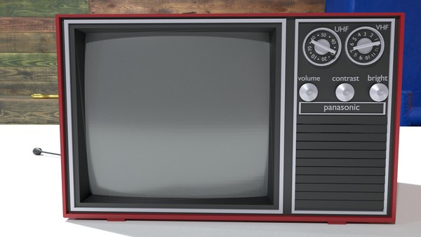 3D tv set vintage - TurboSquid 1533999
