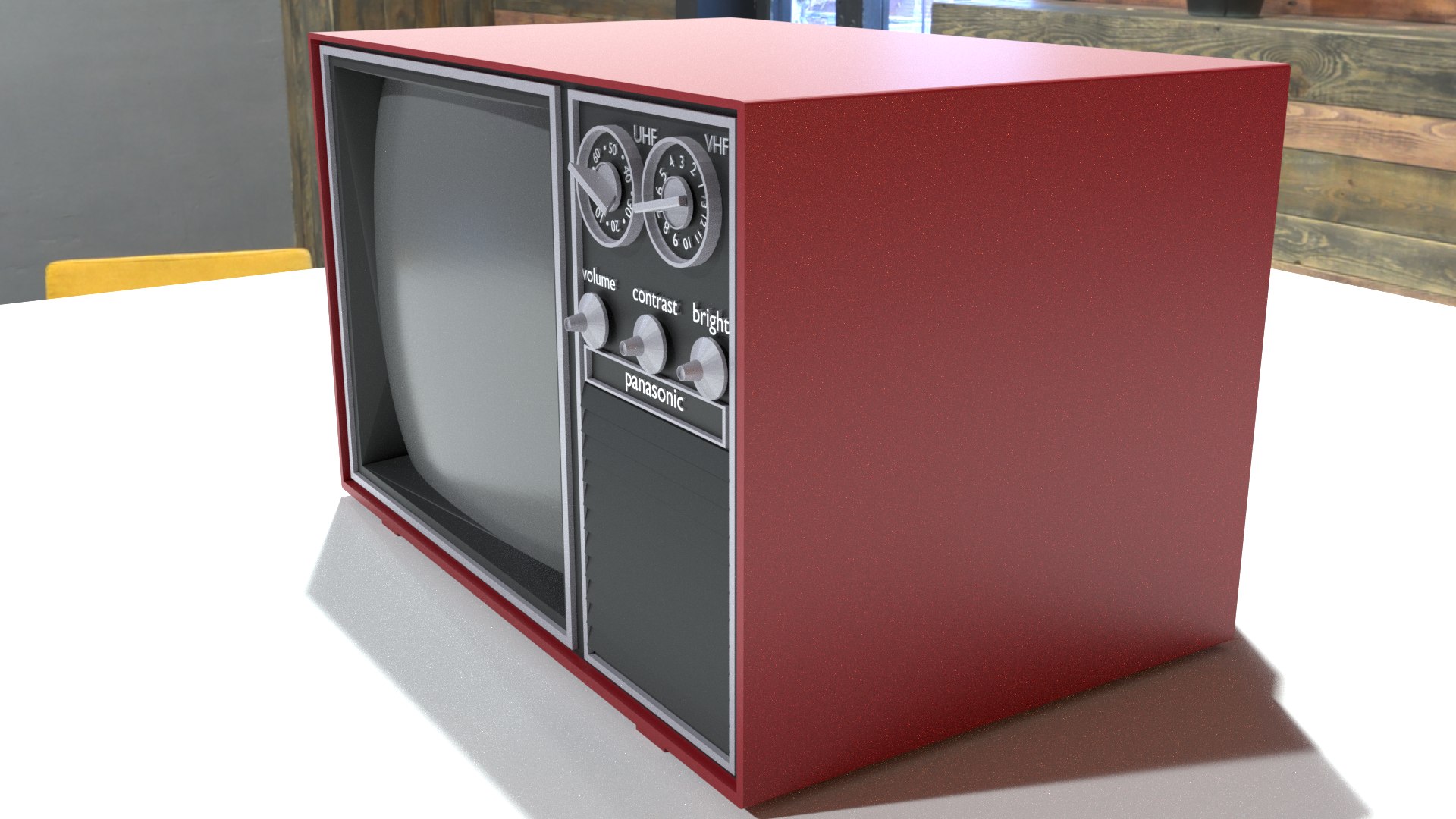 3D Tv Set Vintage - TurboSquid 1533999