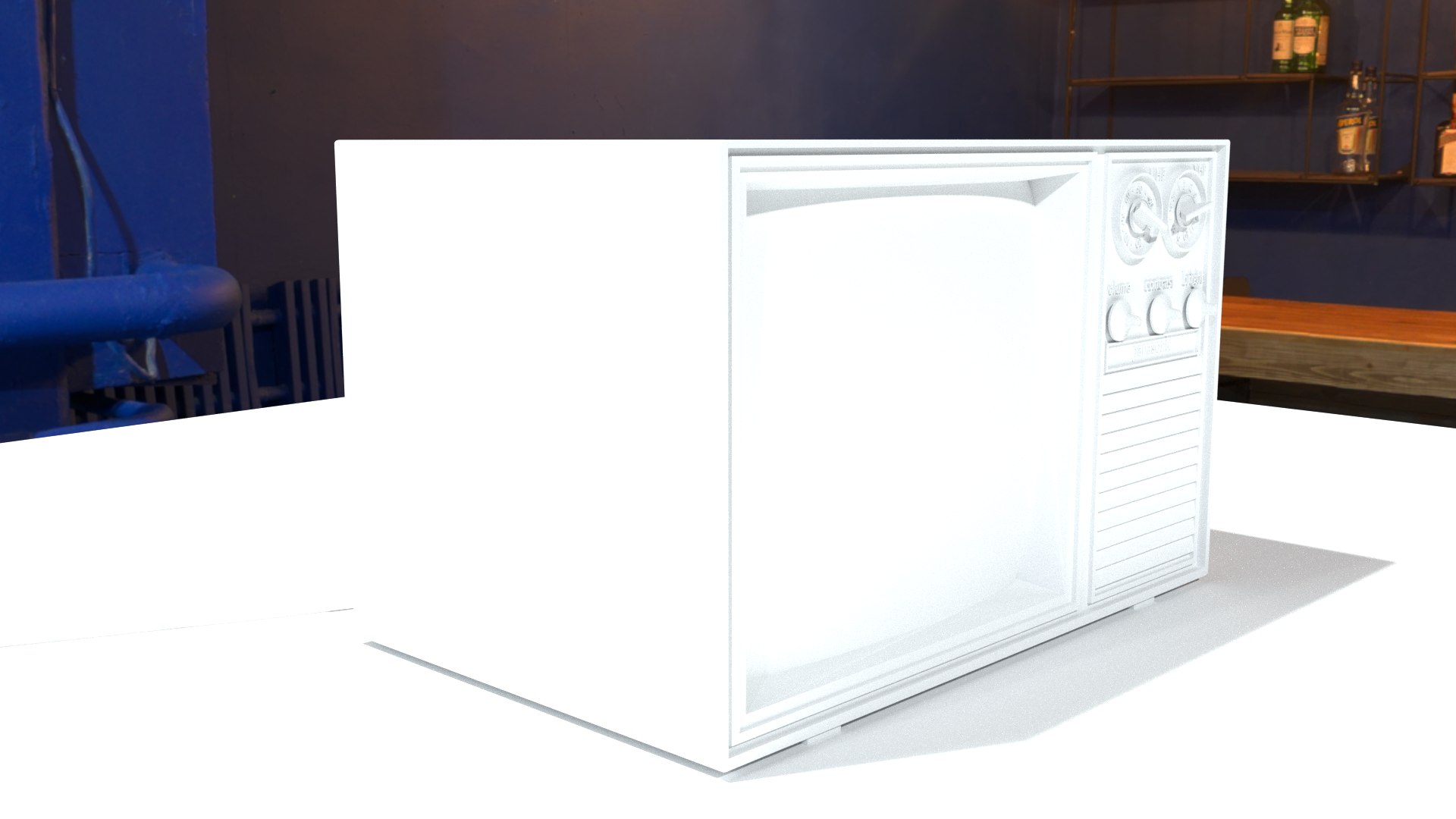 3D Tv Set Vintage - TurboSquid 1533999