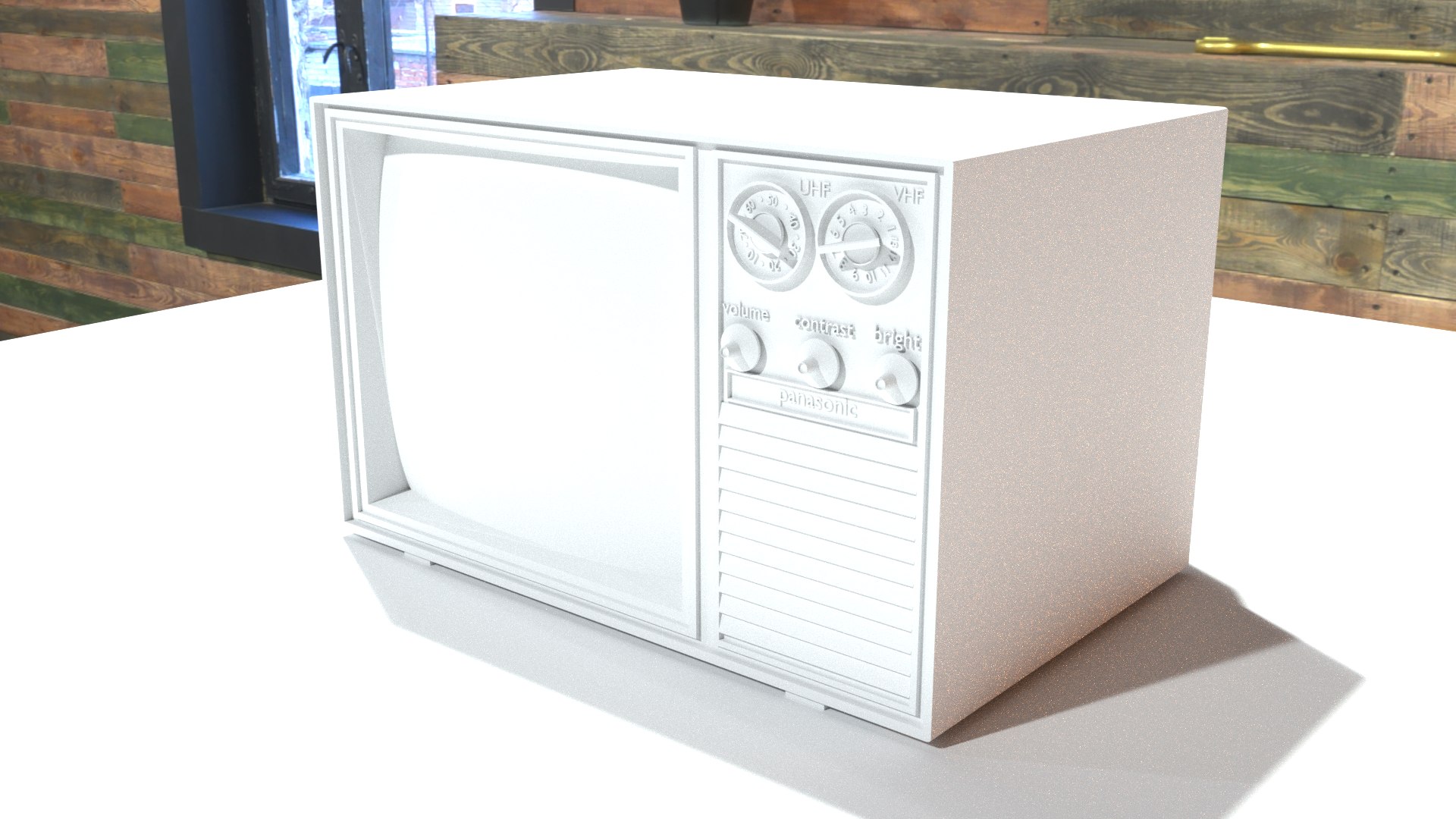 3D Tv Set Vintage - TurboSquid 1533999