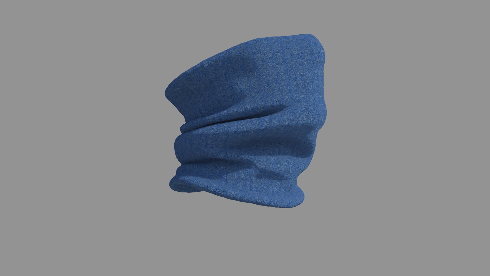 3D Scarf - High Neck Collar model - TurboSquid 1977813