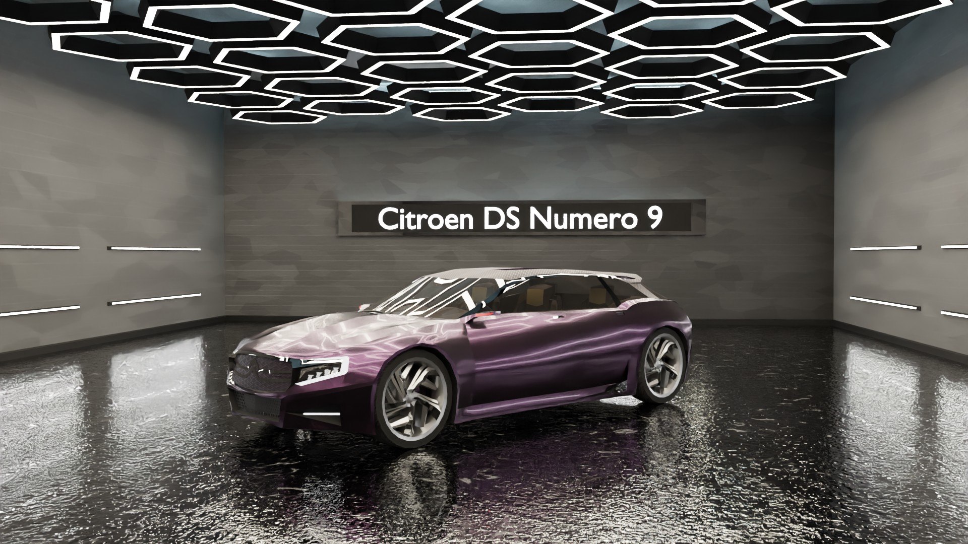 3D Car Exhibition Interior Studio - 4 Rooms 3D Model Model - TurboSquid ...