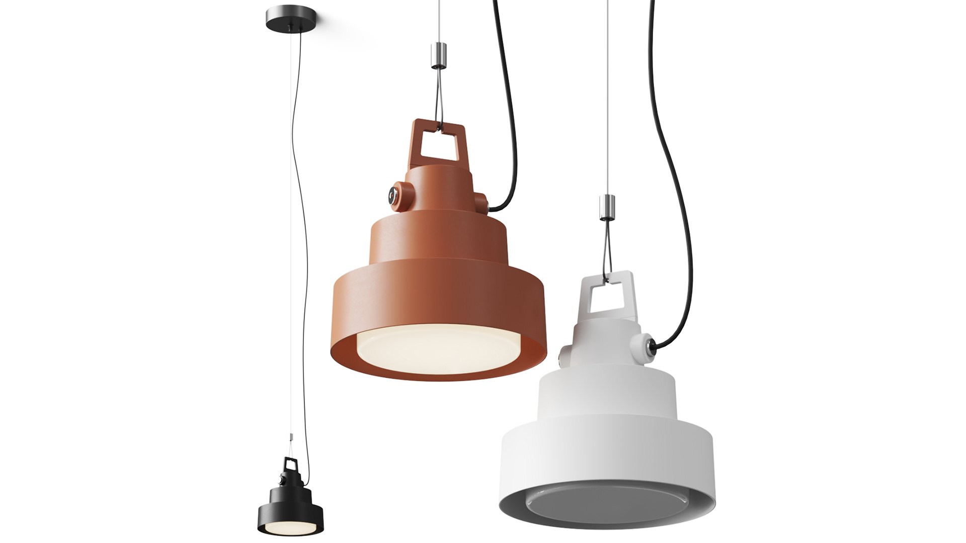 Plaff-on Light Marset Pendant Lamp 3D model - TurboSquid 2150810