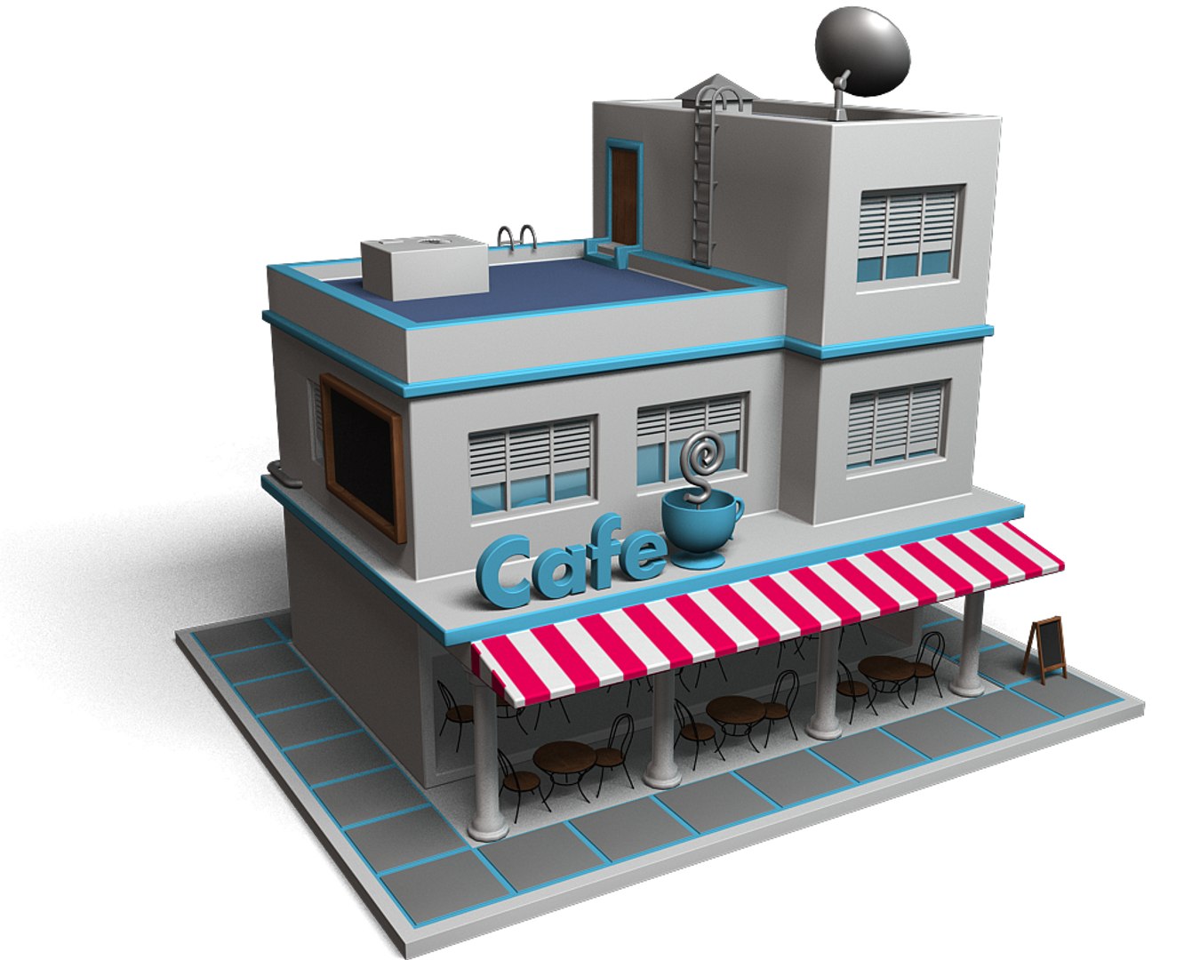 Cartoon Cafe 3ds