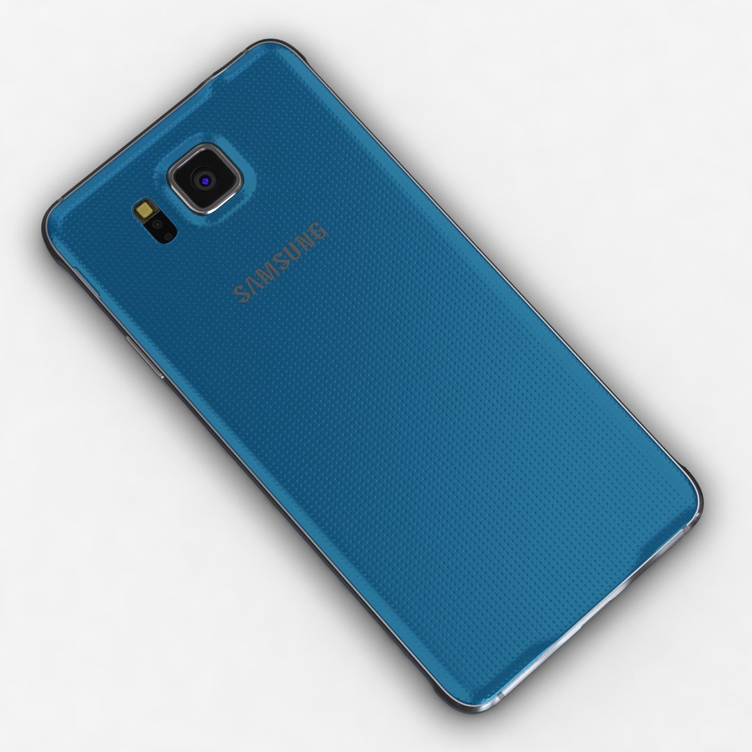 3d samsung galaxy alpha scuba model