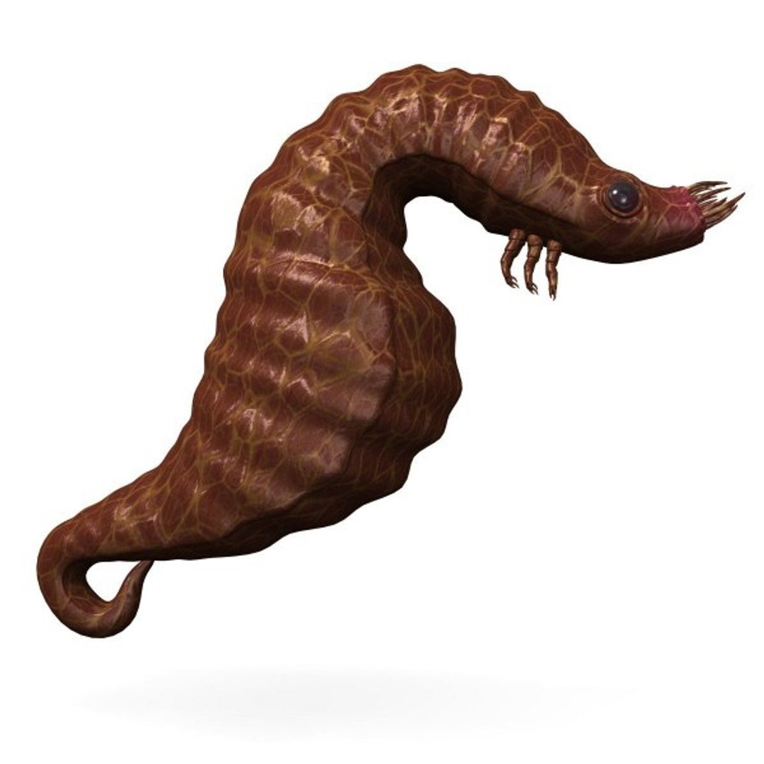 3d Larva Monster Model