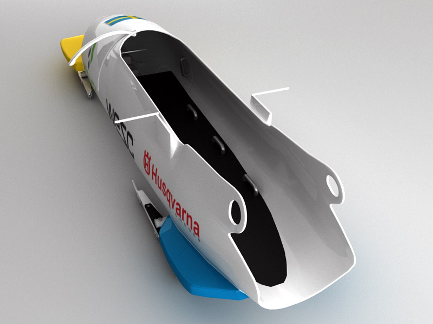 Bobsleigh Sled - 4 3d Model