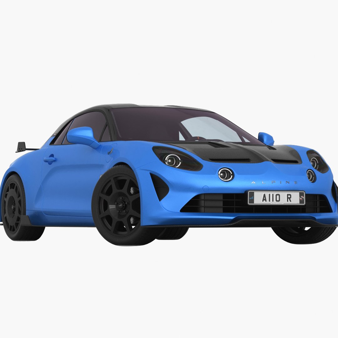 3D Alpine A110 R 2023 With Interior model - TurboSquid 2080865