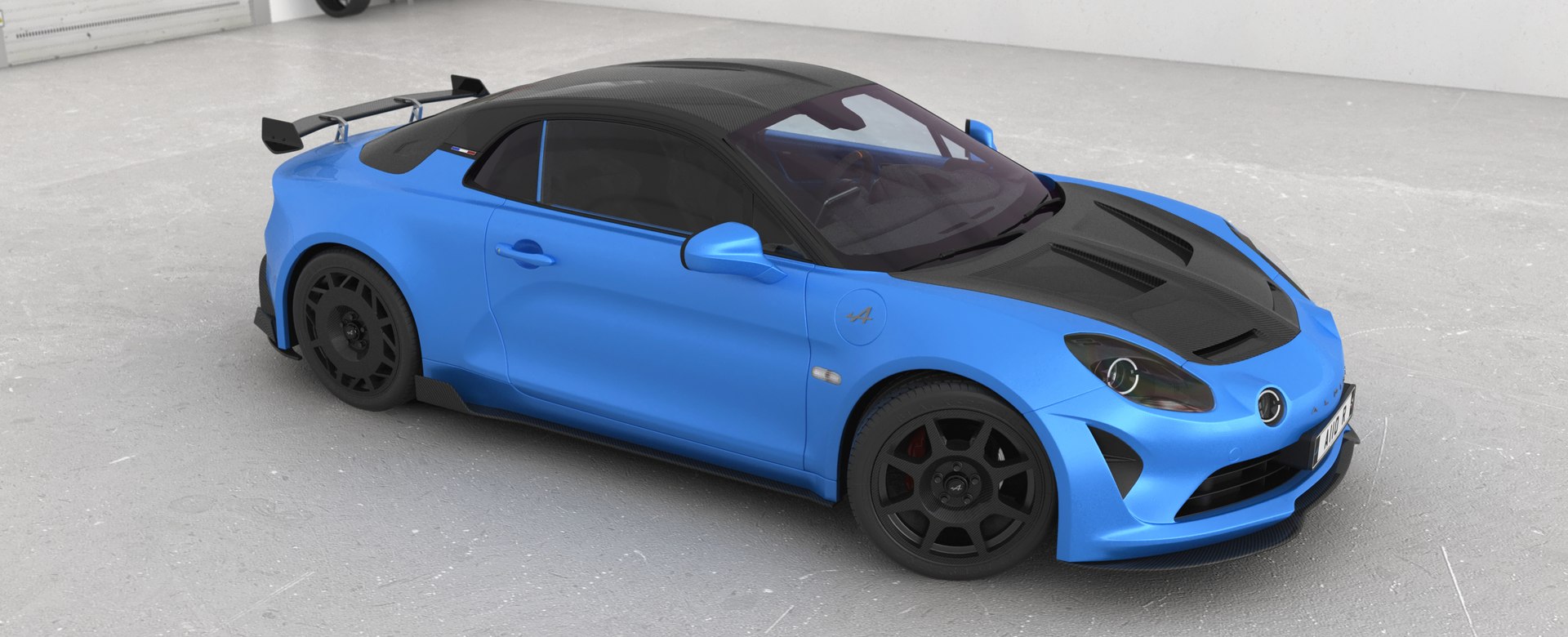 3D Alpine A110 R 2023 With Interior Model - TurboSquid 2080865