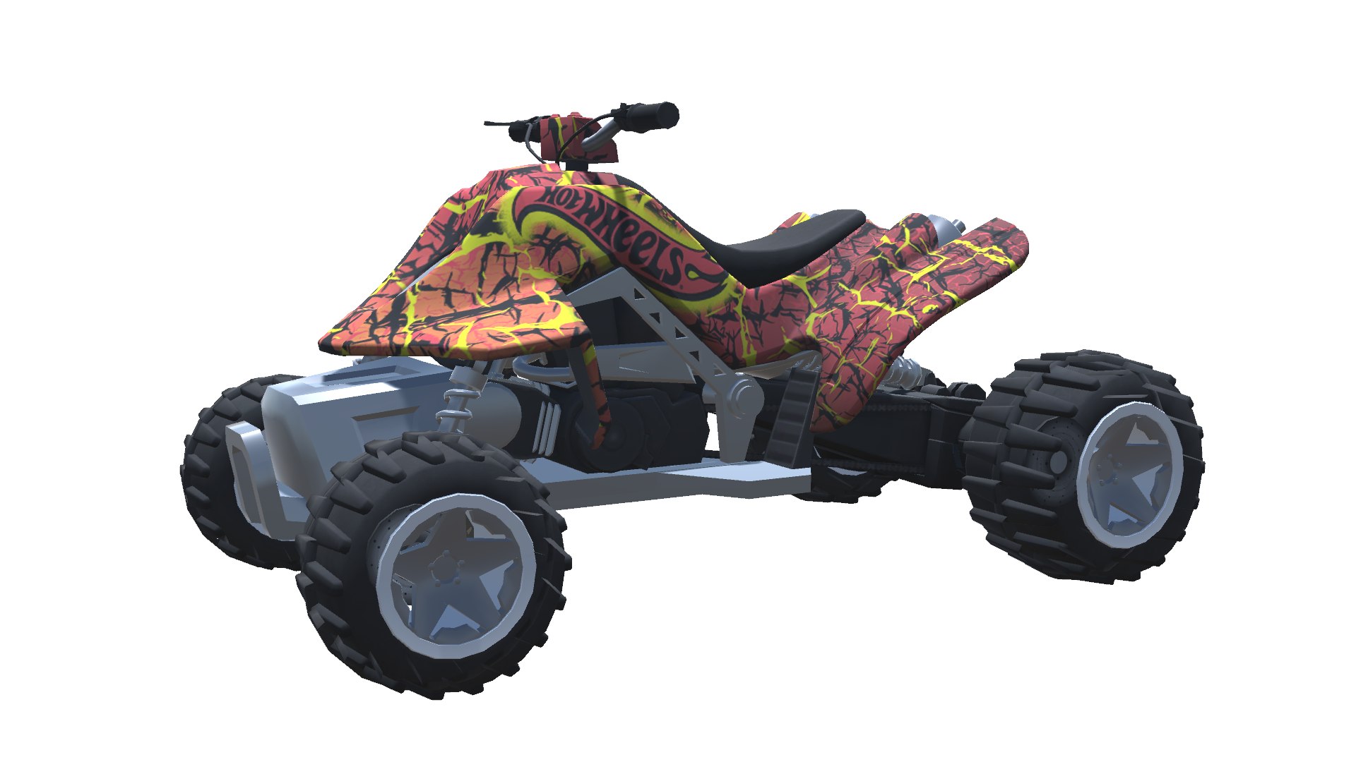 3D Model 016-Sand Stinger-Bike-Quad-ATV-Bike-low Poly Game Ready 3d ...