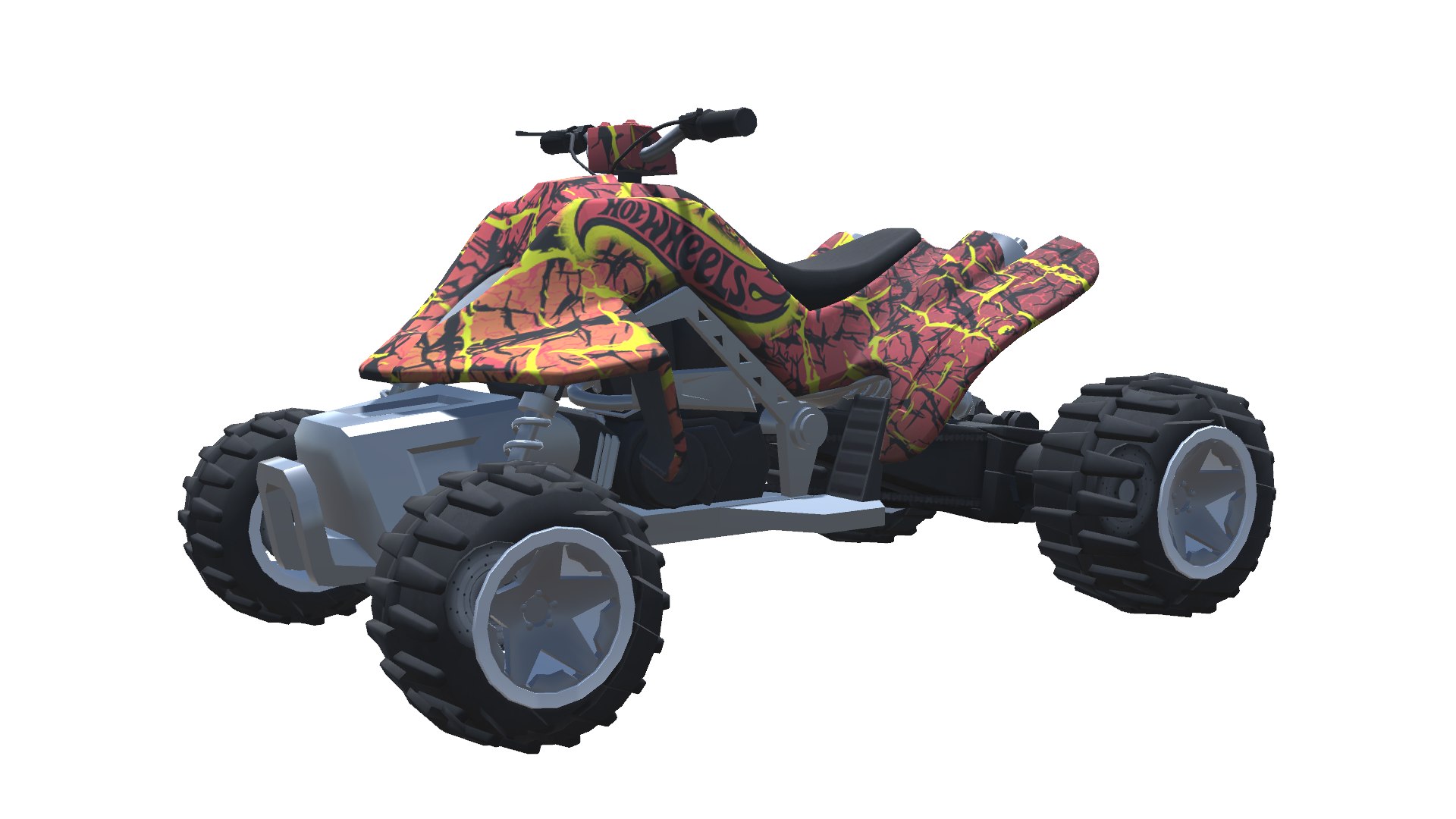 3D Model 016-Sand Stinger-Bike-Quad-ATV-Bike-low Poly Game Ready 3d ...