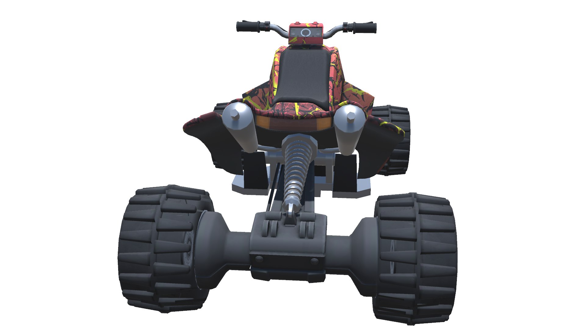 3D Model 016-Sand Stinger-Bike-Quad-ATV-Bike-low Poly Game Ready 3d ...