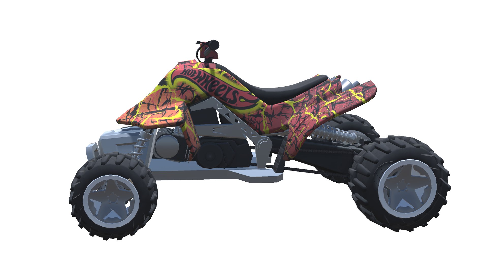 3D Model 016-Sand Stinger-Bike-Quad-ATV-Bike-low Poly Game Ready 3d ...