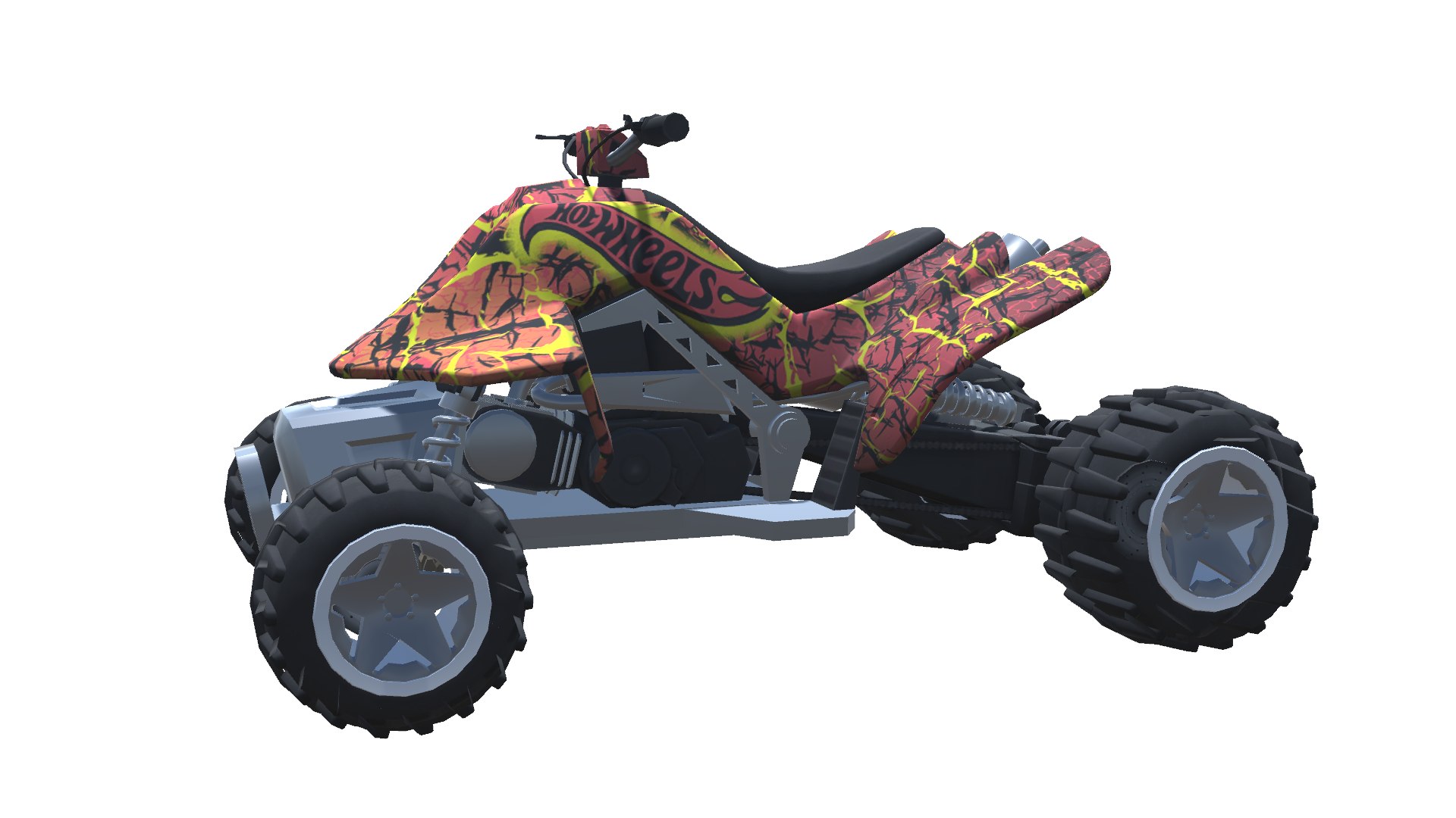 3D Model 016-Sand Stinger-Bike-Quad-ATV-Bike-low Poly Game Ready 3d ...