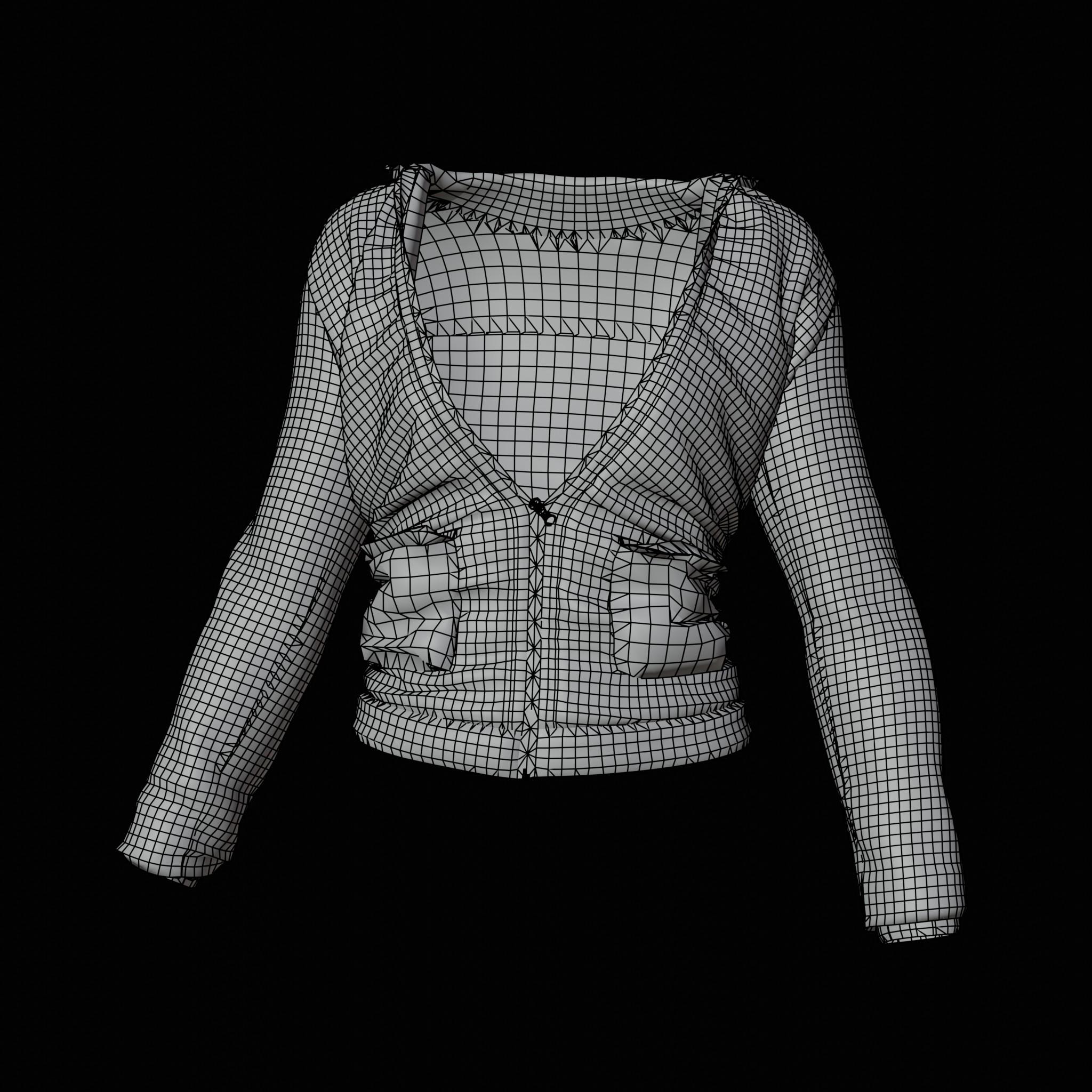3D Japanese NFT Sweater model - TurboSquid 1892380