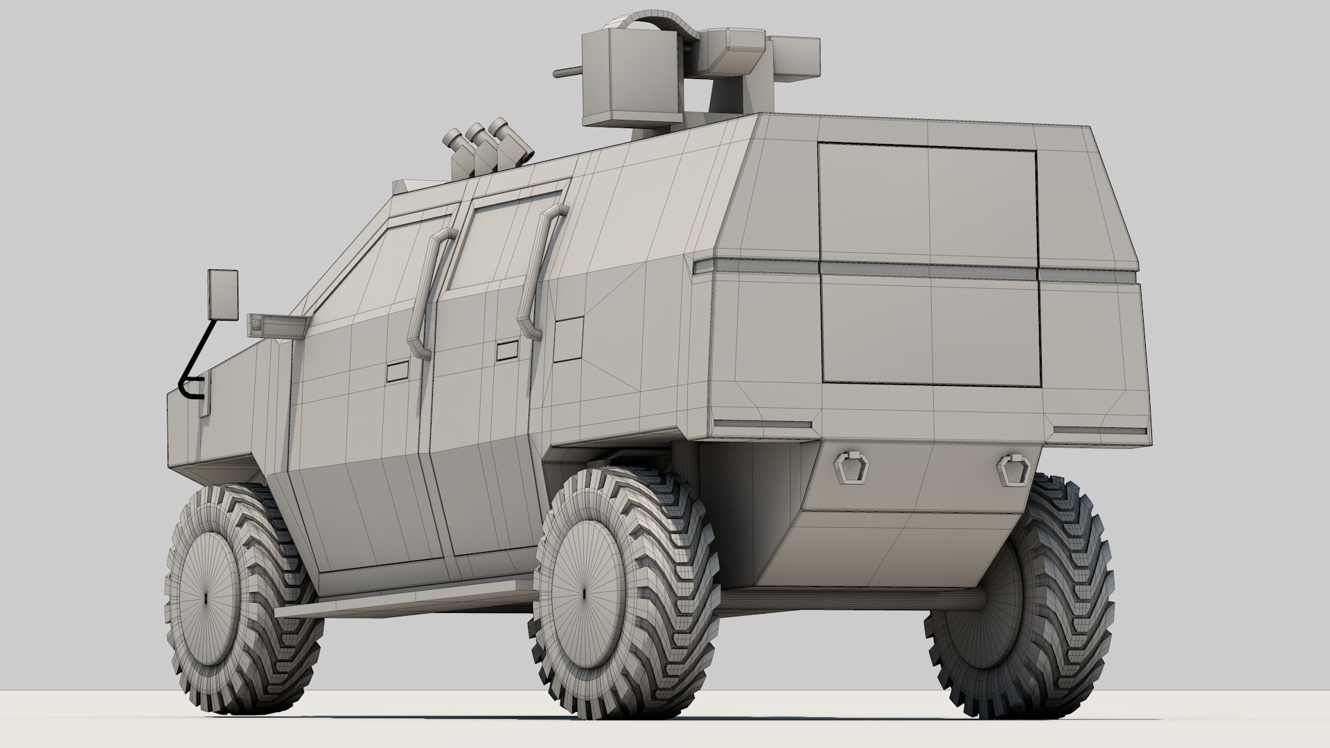 Lizard 4x4 Tactical Concept APC Model - TurboSquid 1816226