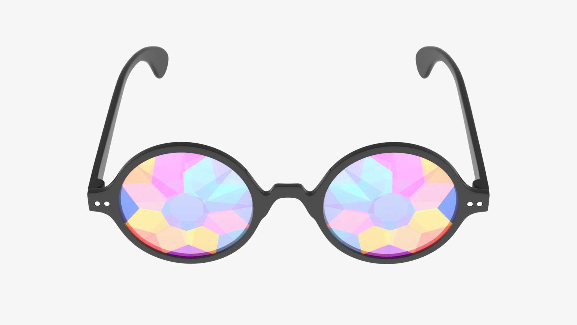 3D rainbow glasses shade sunglasses model - TurboSquid 1699020