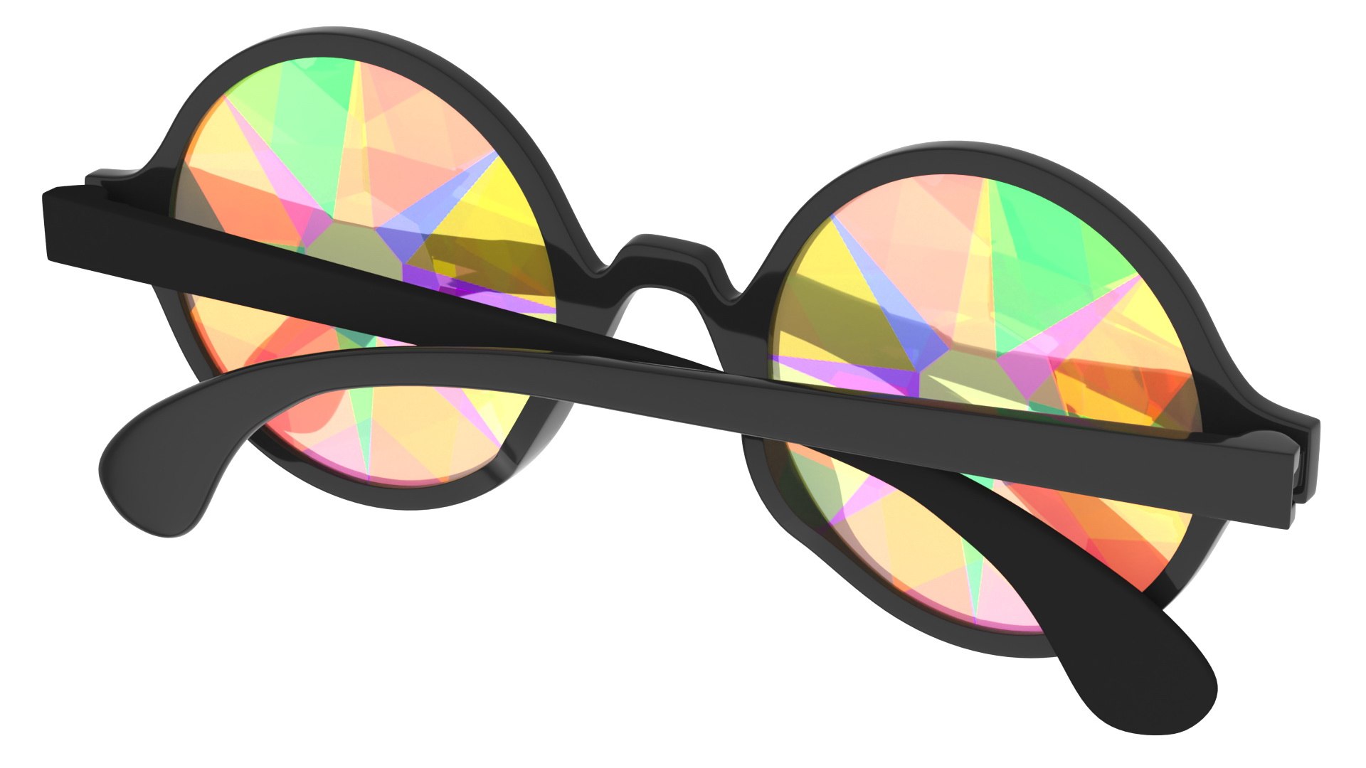 3D rainbow glasses shade sunglasses model - TurboSquid 1699020