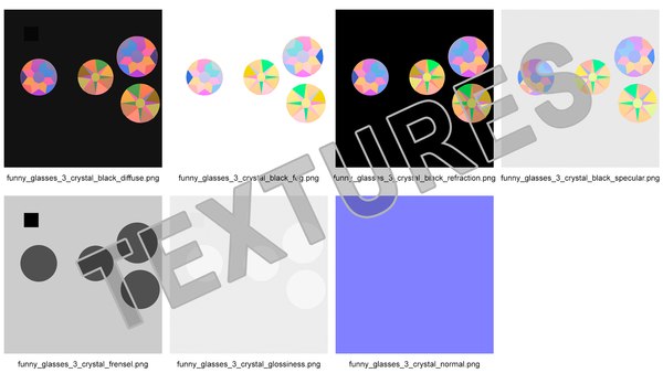 3D rainbow glasses shade sunglasses model - TurboSquid 1699020