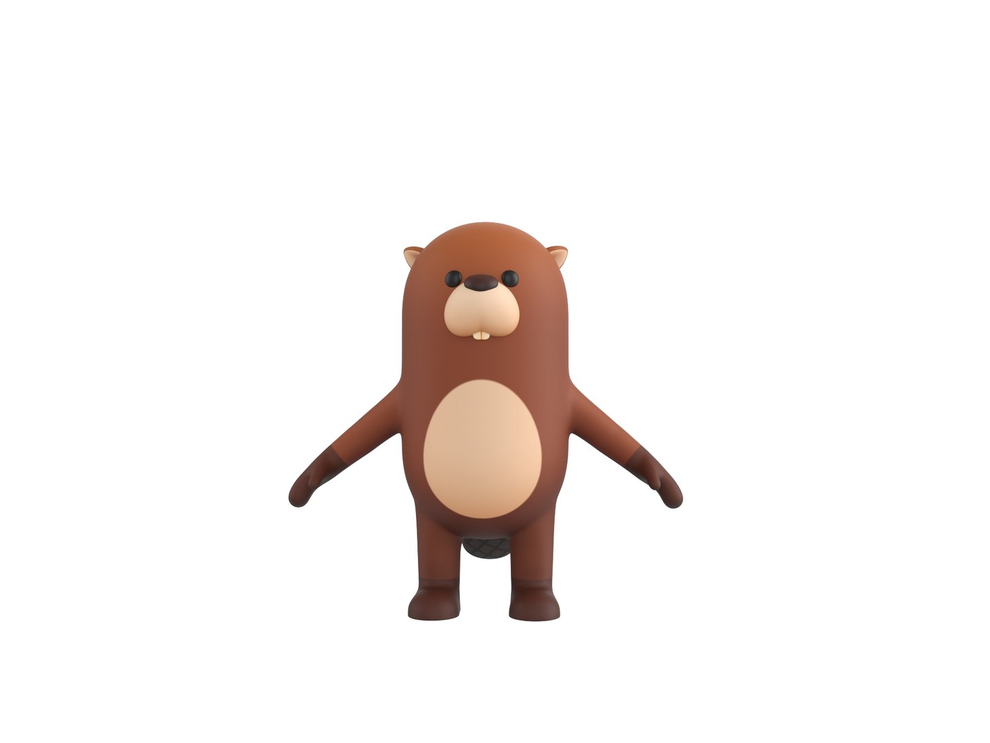 Beaver Character 3D Model - TurboSquid 2021173