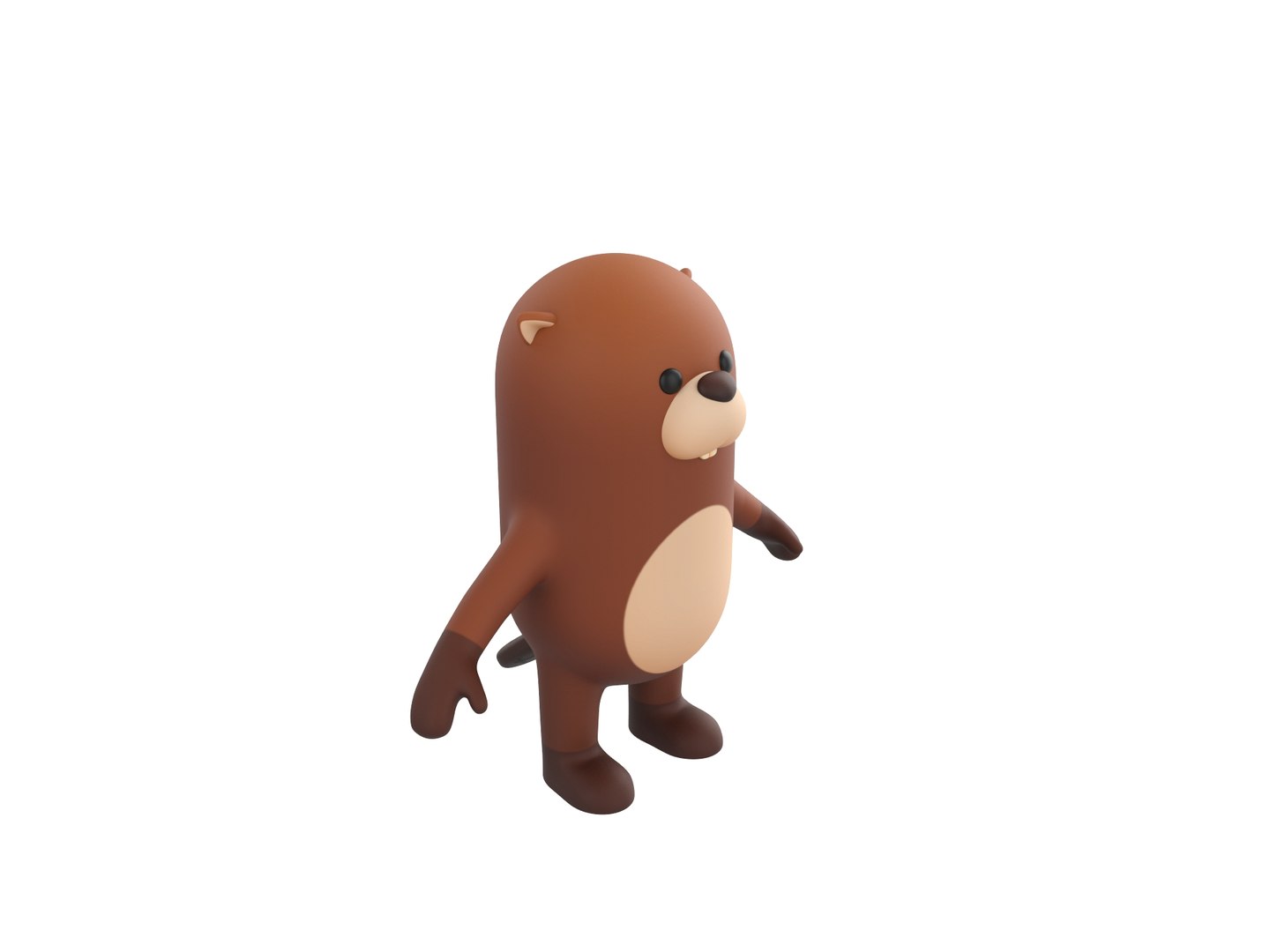 Beaver Character 3D Model - TurboSquid 2021173