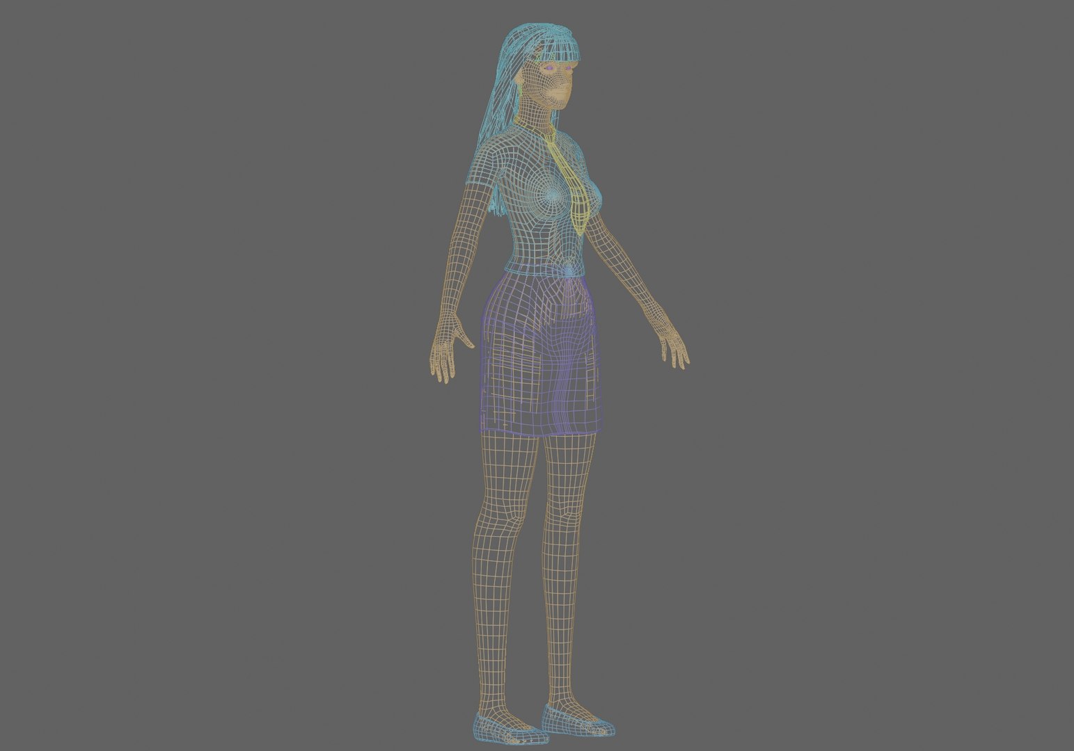 White Business Woman V28351 3D Model - TurboSquid 2278778