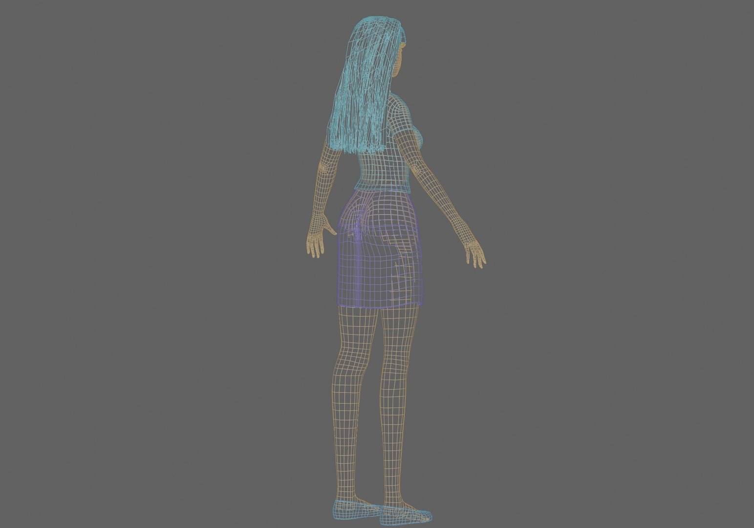 White Business Woman V28351 3D Model - TurboSquid 2278778