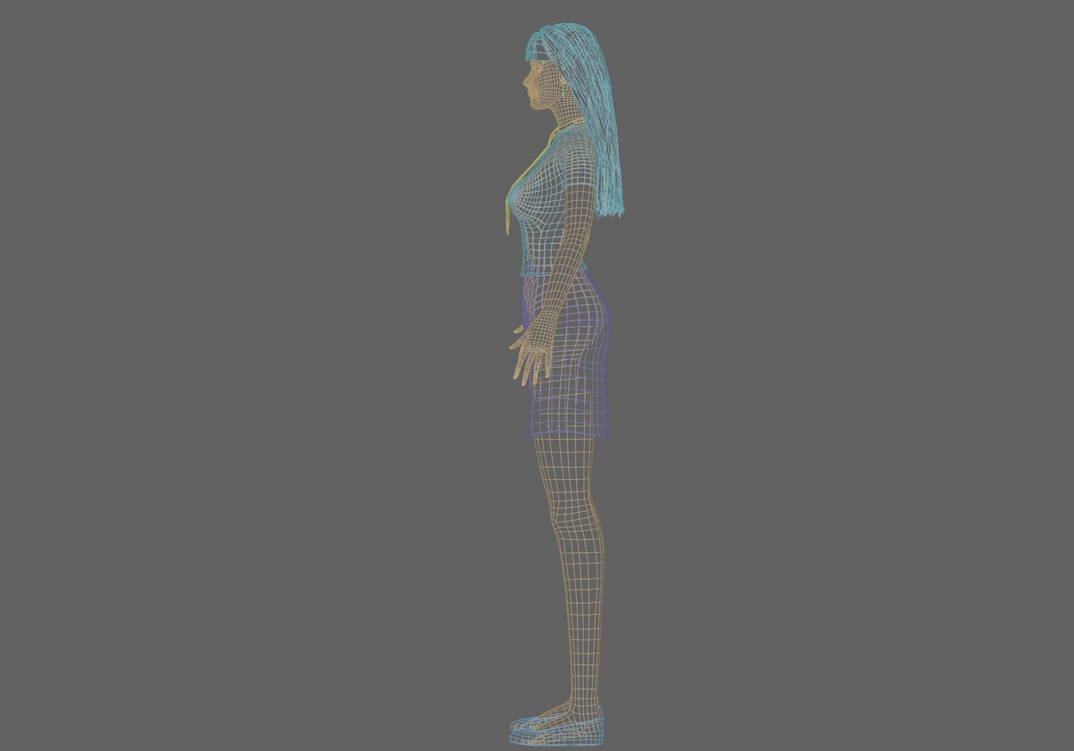 White Business Woman V28351 3D Model - TurboSquid 2278778