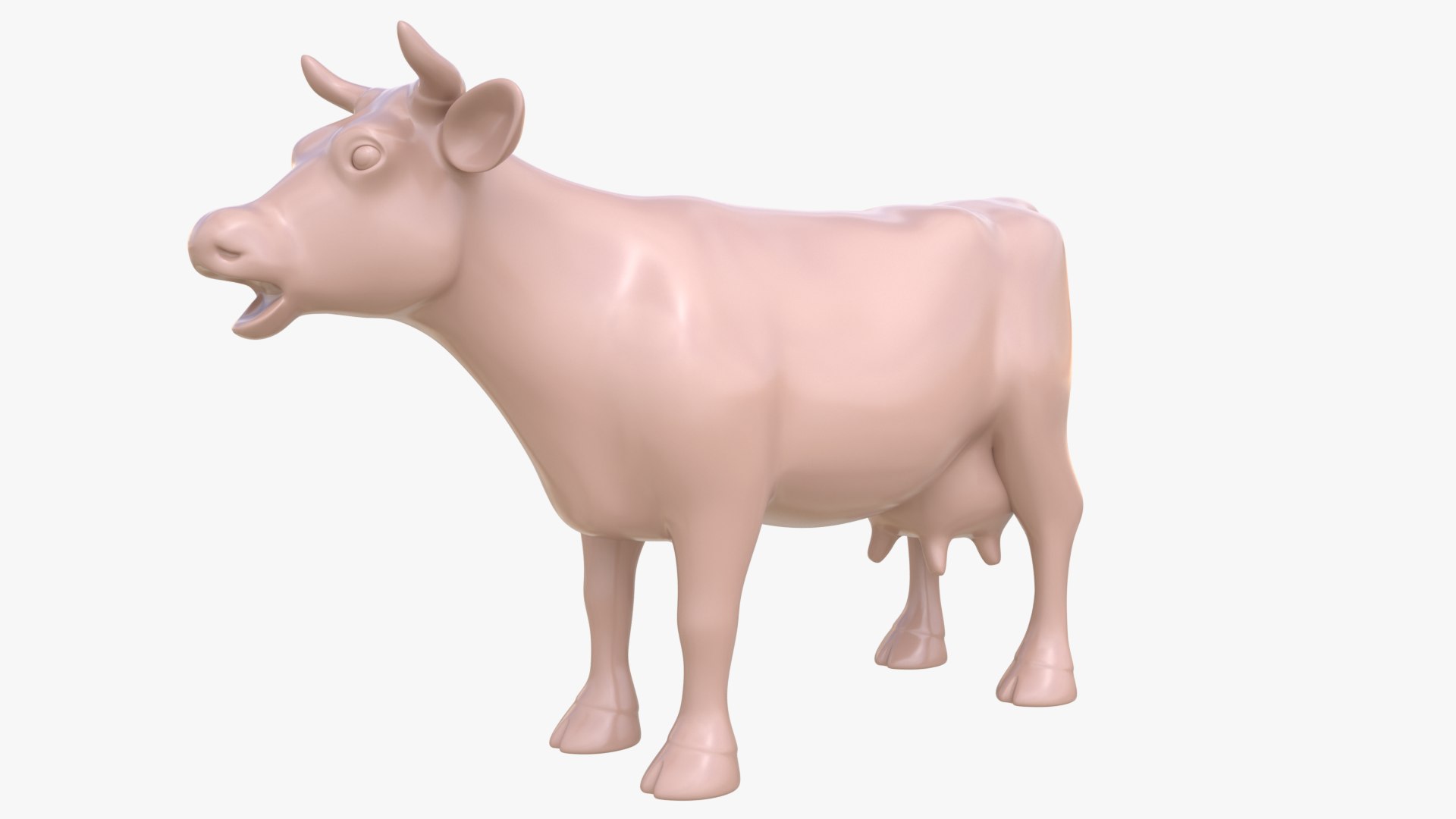 3D Cow Cattle Animal - TurboSquid 1673318