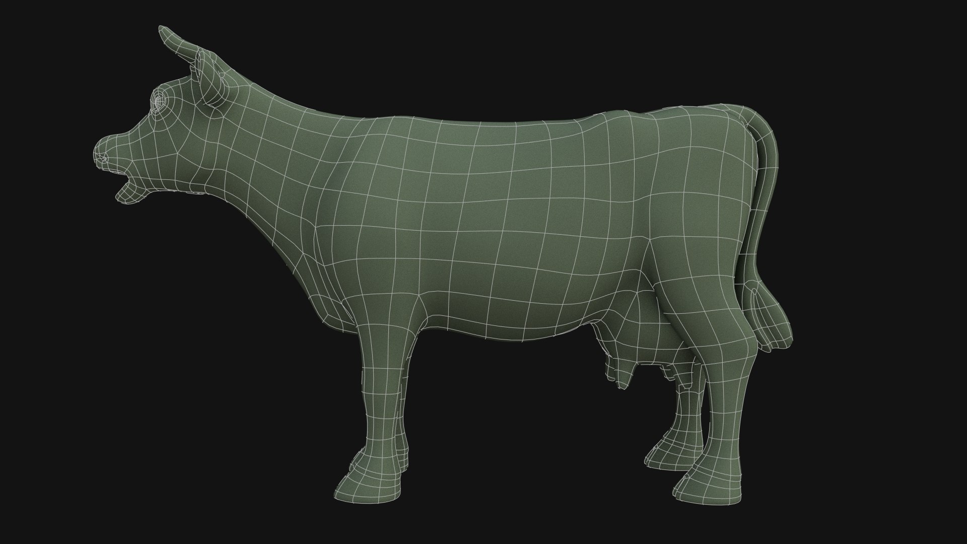 3D Cow Cattle Animal - TurboSquid 1673318