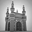 realistic charminar 3d model