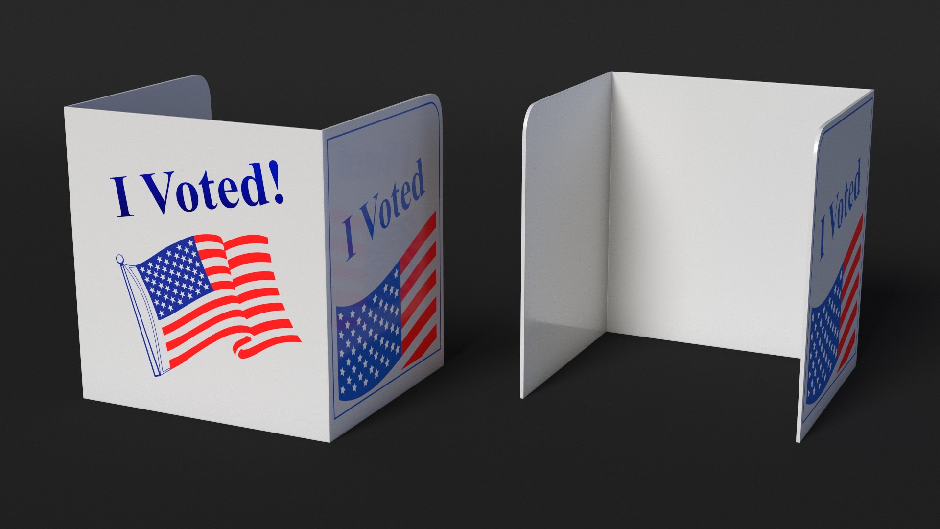 Voting Partition 3D Model - TurboSquid 2307254