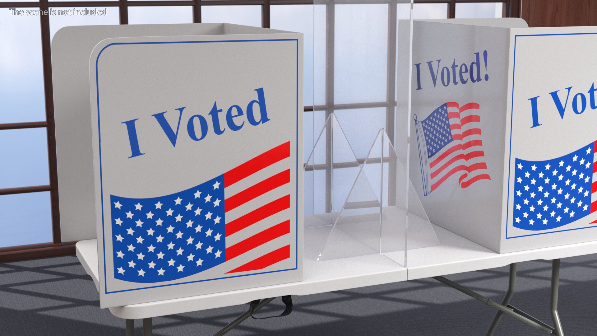 Voting Partition 3D Model - TurboSquid 2307254