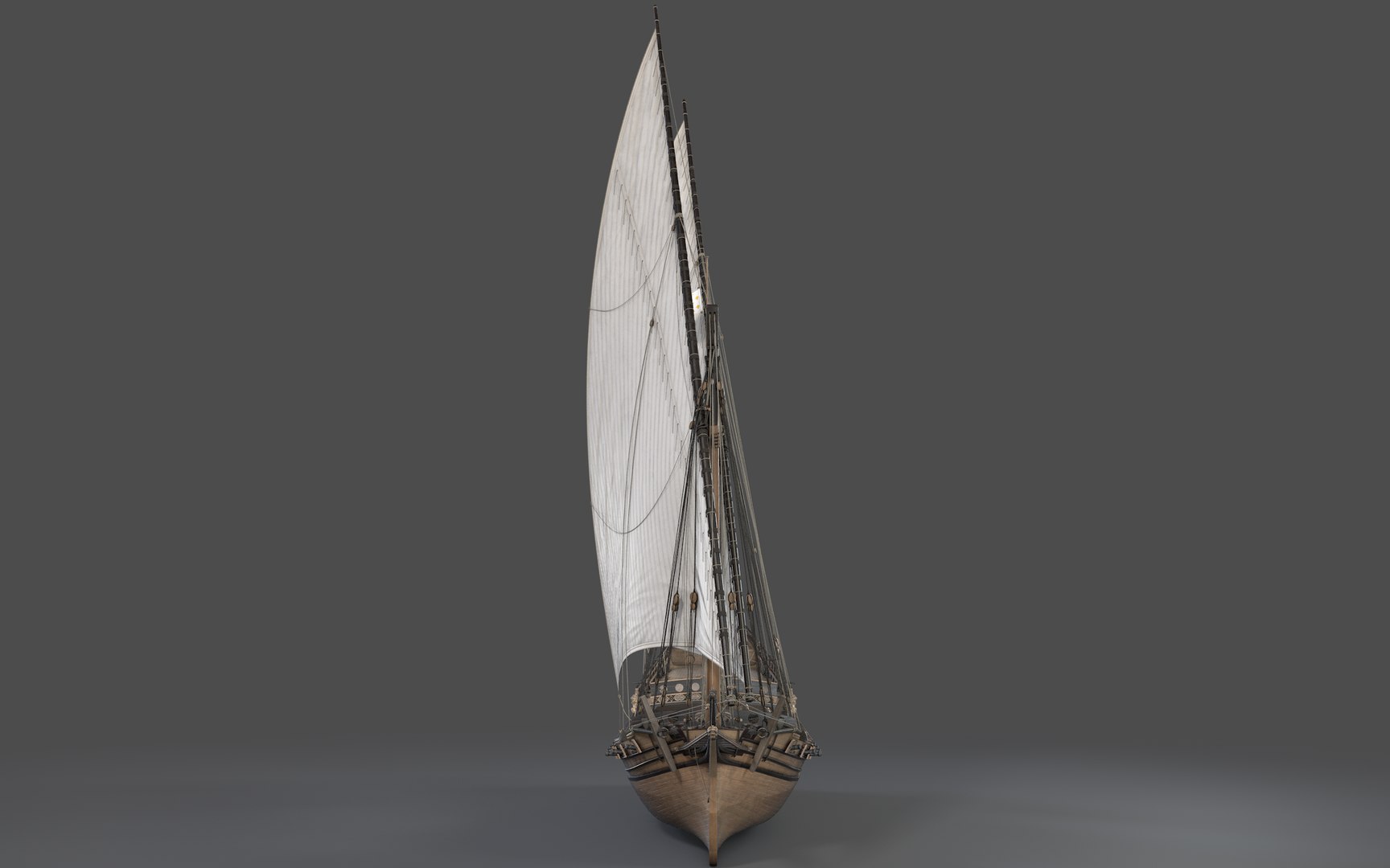 3D Chebec LeRequin Ship - TurboSquid 2164896