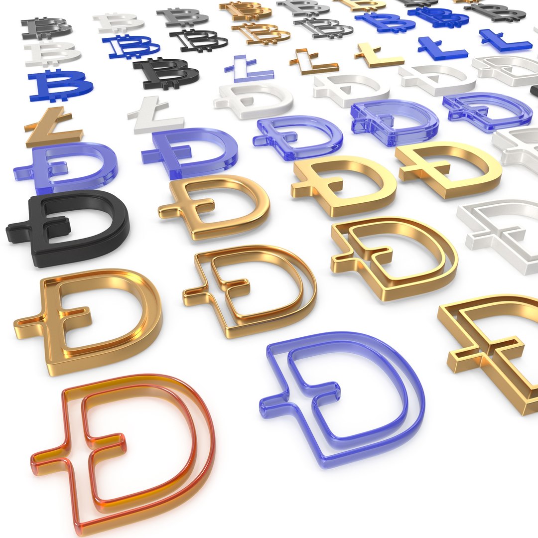 Cryptocurrency 3D Model - TurboSquid 2221045