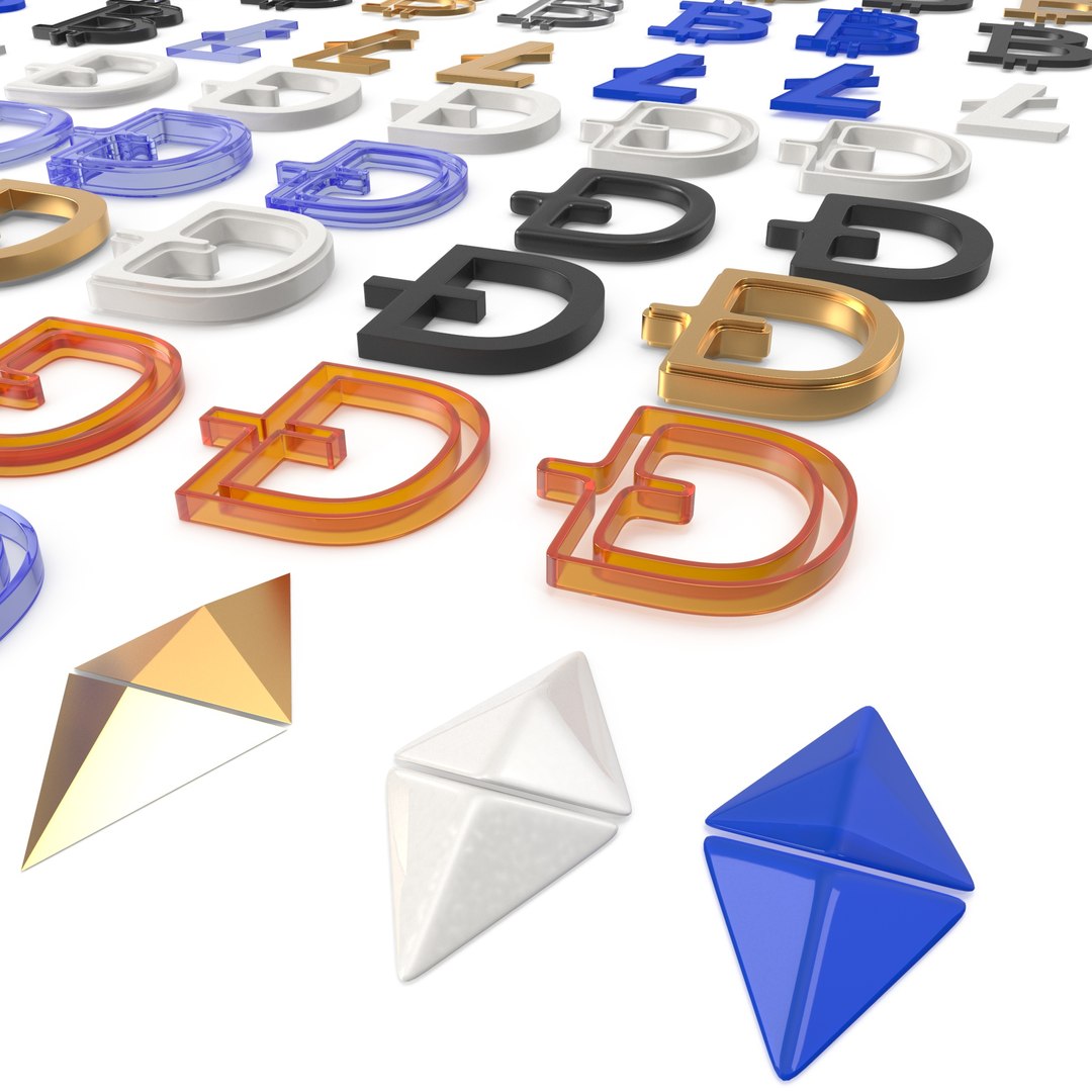 Cryptocurrency 3D Model - TurboSquid 2221045