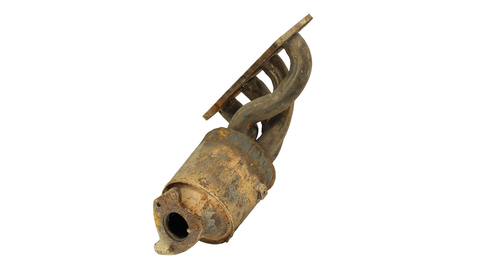 3D Rusty Exhaust Manifold Raw Scanned - TurboSquid 1787490
