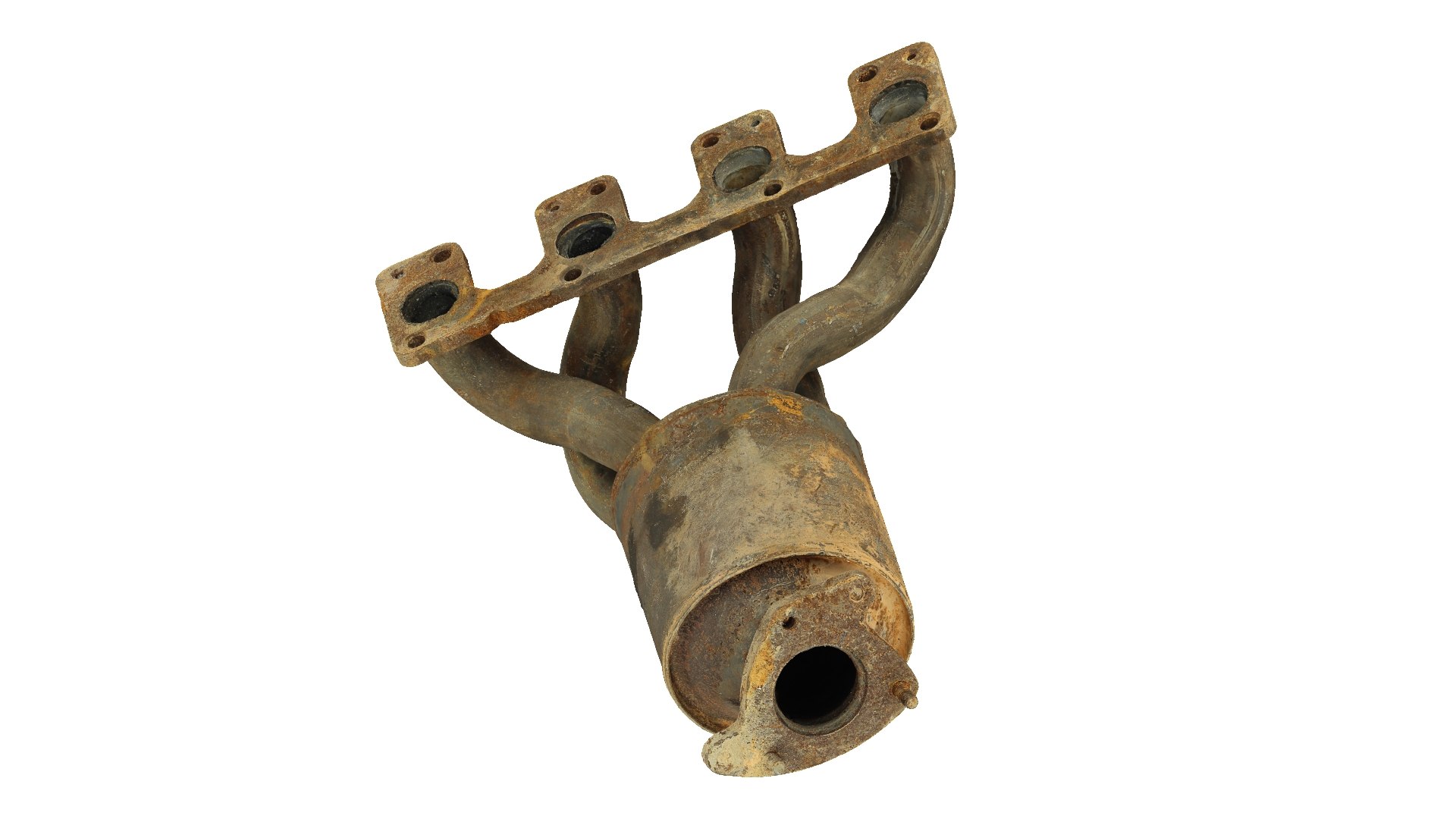 3D Rusty Exhaust Manifold Raw Scanned - TurboSquid 1787490