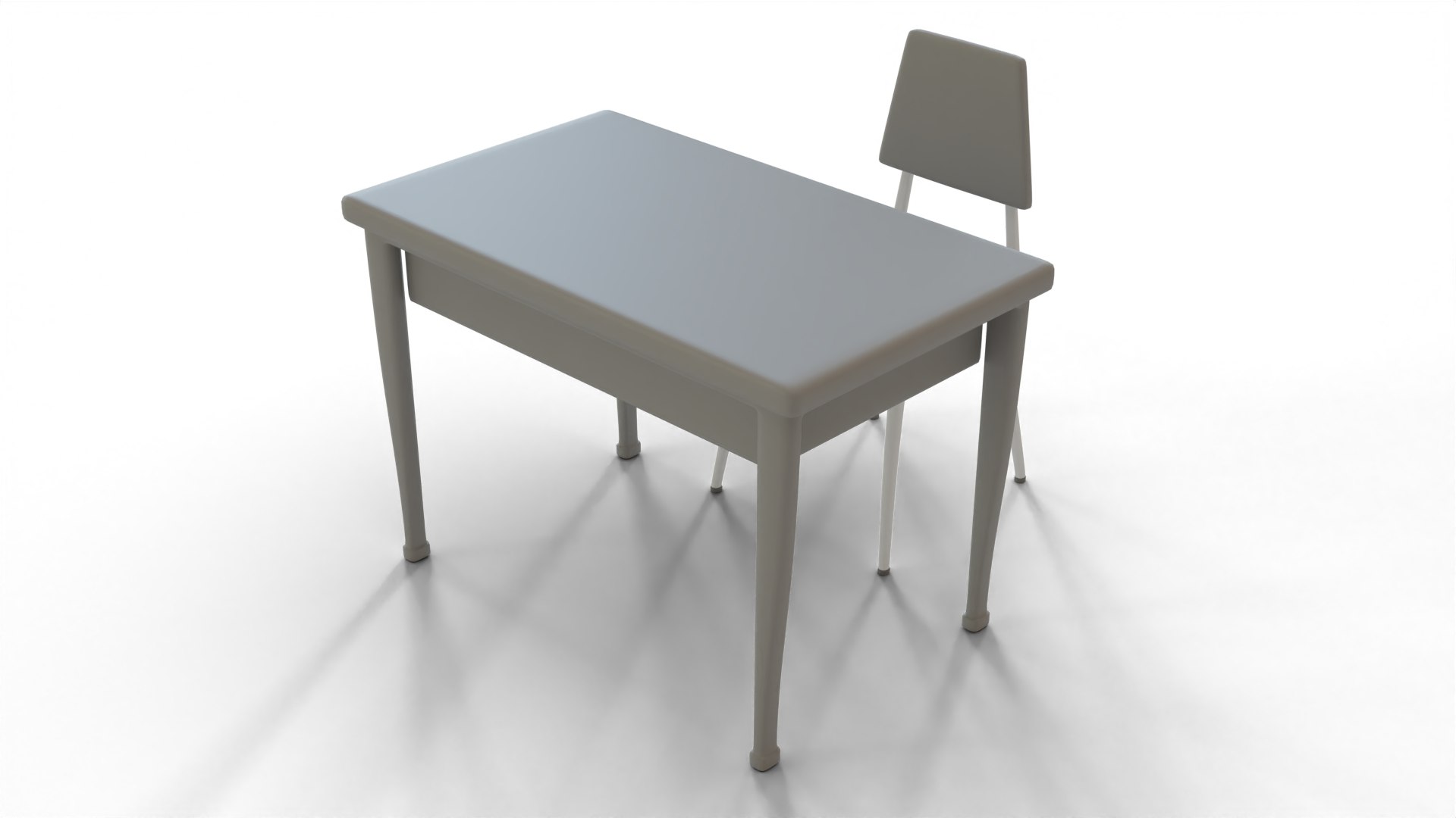 3D Model Cartoon Tables And Chairs - TurboSquid 2306138