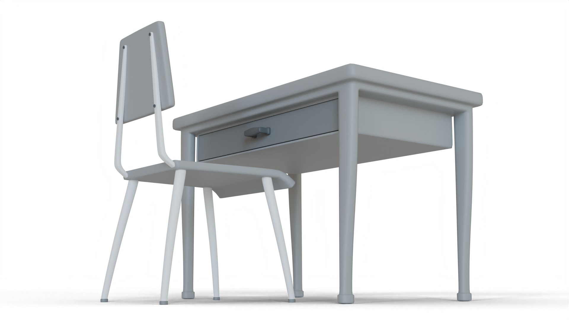 3D Model Cartoon Tables And Chairs - TurboSquid 2306138