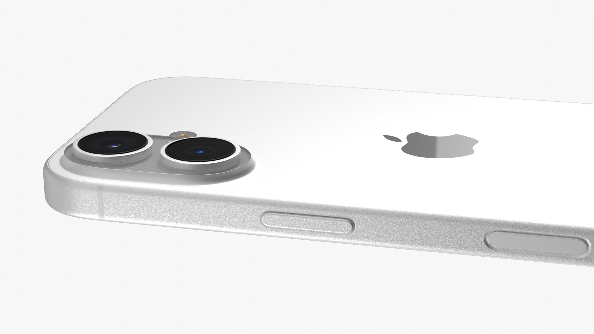 3D Model Apple IPhone 16 White - TurboSquid 2281243