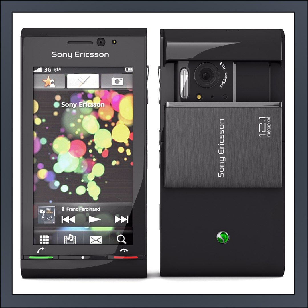 3d Model Of Sony Ericsson Satio