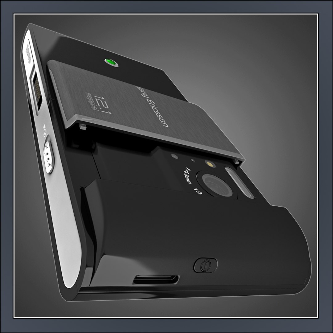 3d Model Of Sony Ericsson Satio