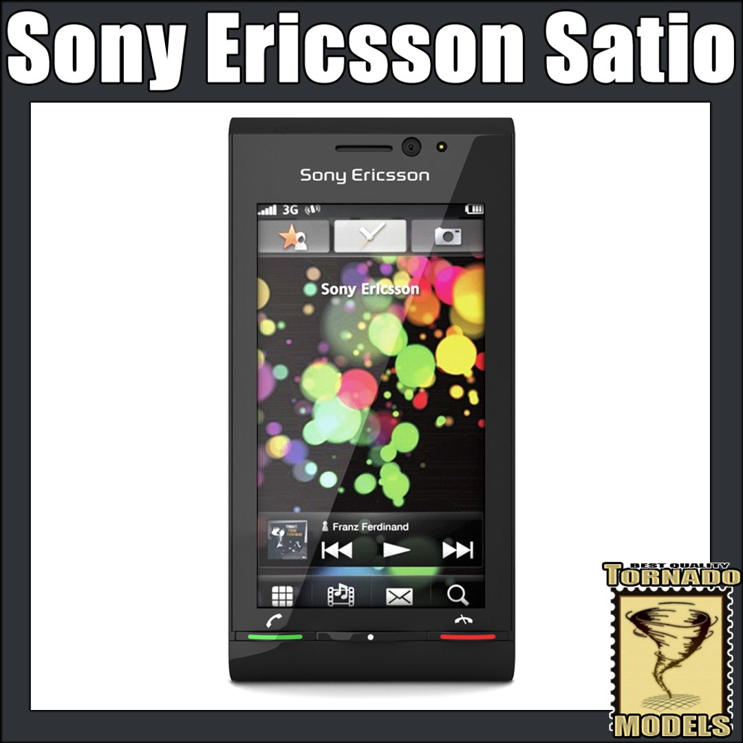 3d Model Of Sony Ericsson Satio